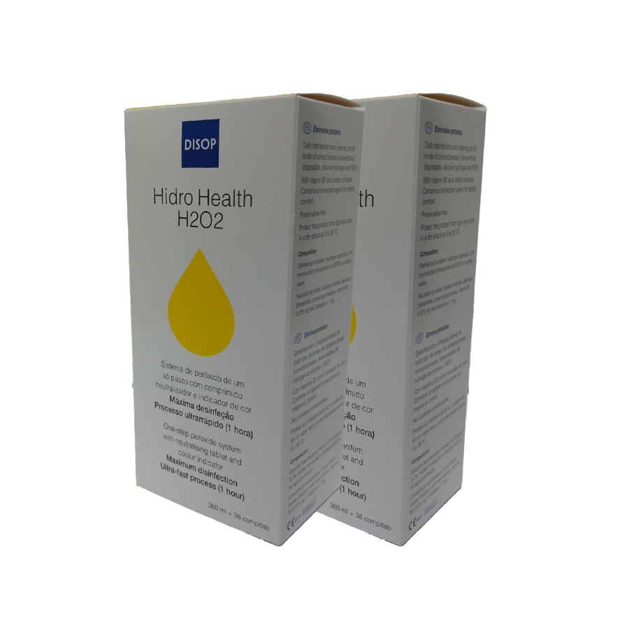 Hidro Health H202 Peróxido Disop (360ml+36comp) - Tu óptica online ...